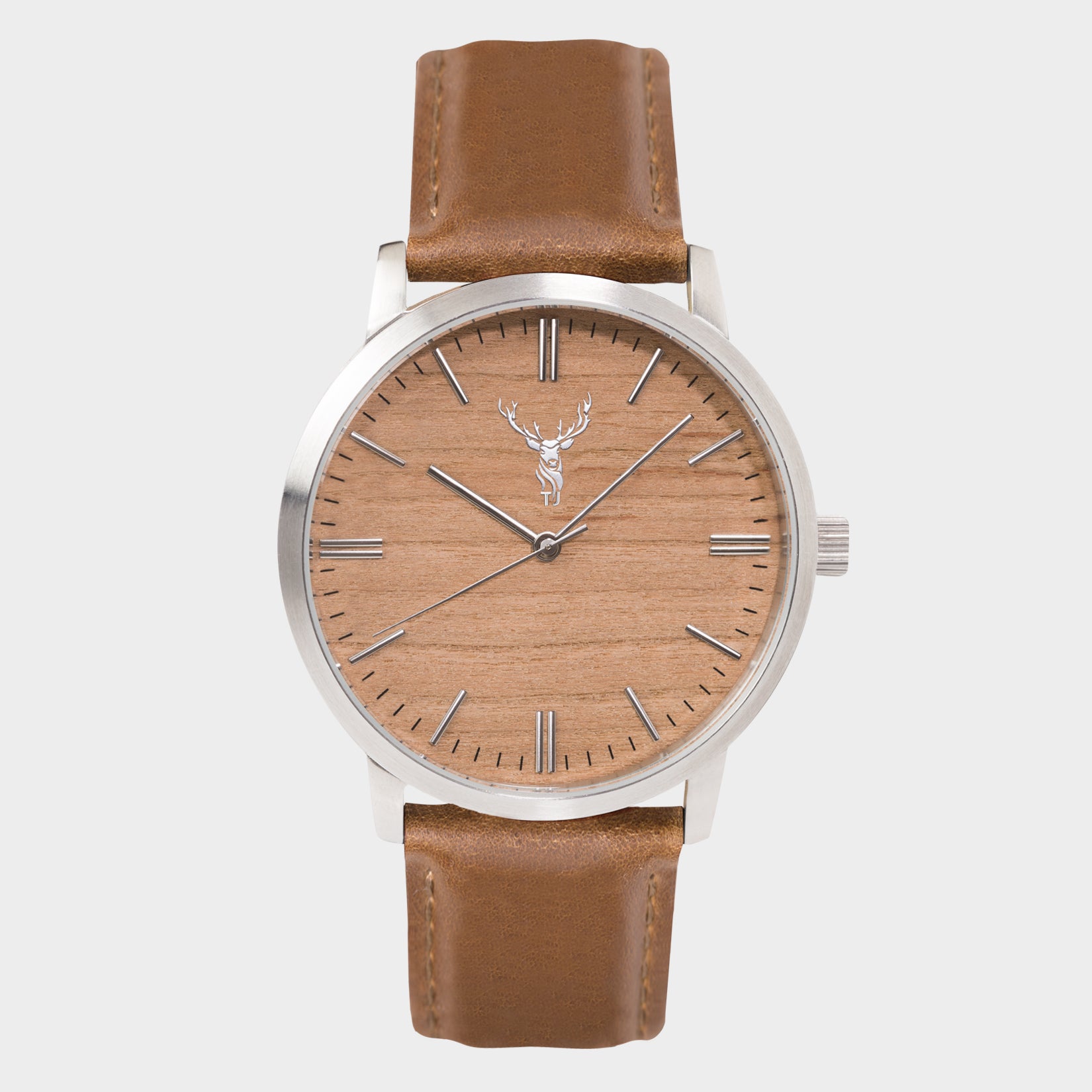 "Silver Cherry" leather - brown